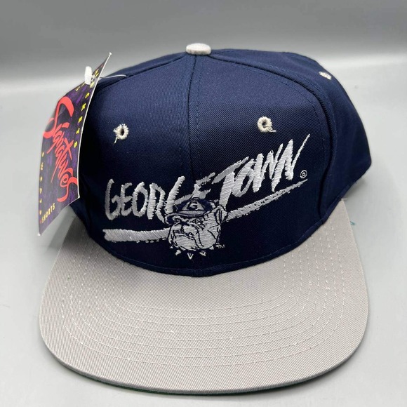 Signature | Accessories | Vintage Georgetown Hoyas Hat Men Blue ...